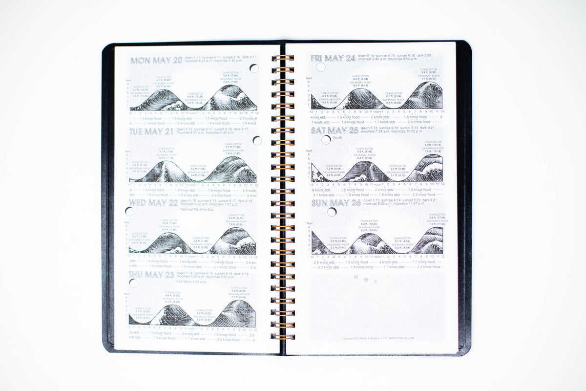 Tide Log 2024 Southeastern Edition – On The Fly Outfitters